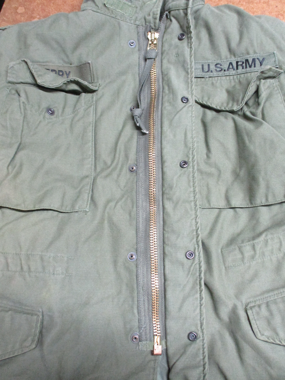 M-65ミリタリージャケットファスナーを新しく交換 - 洋服のお直し屋さんTequila（テキーラ）